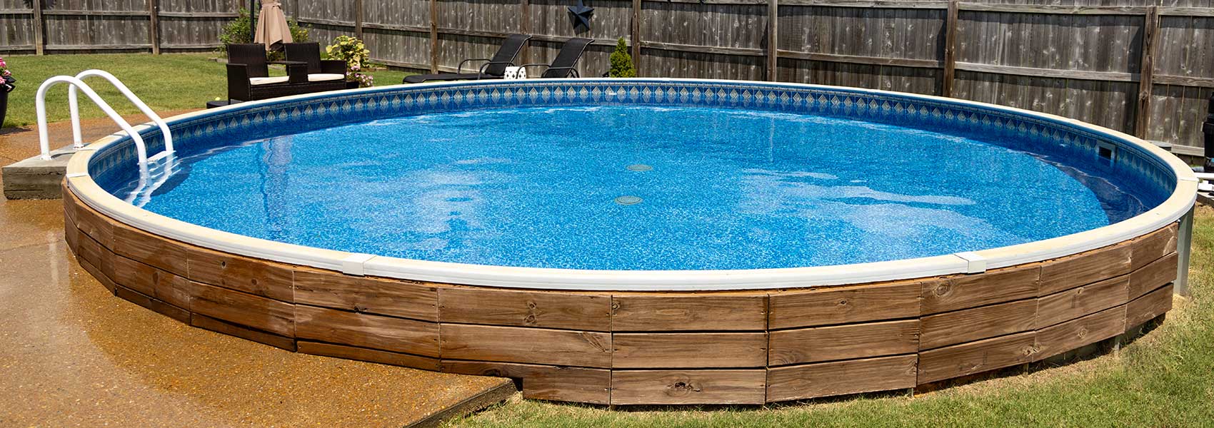 Partial Above Ground Pools Semi Inground Swimming Pool | Aboveground
