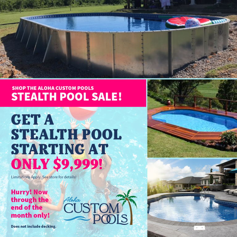 Stealth Pool Sale - Aloha Custom Pools