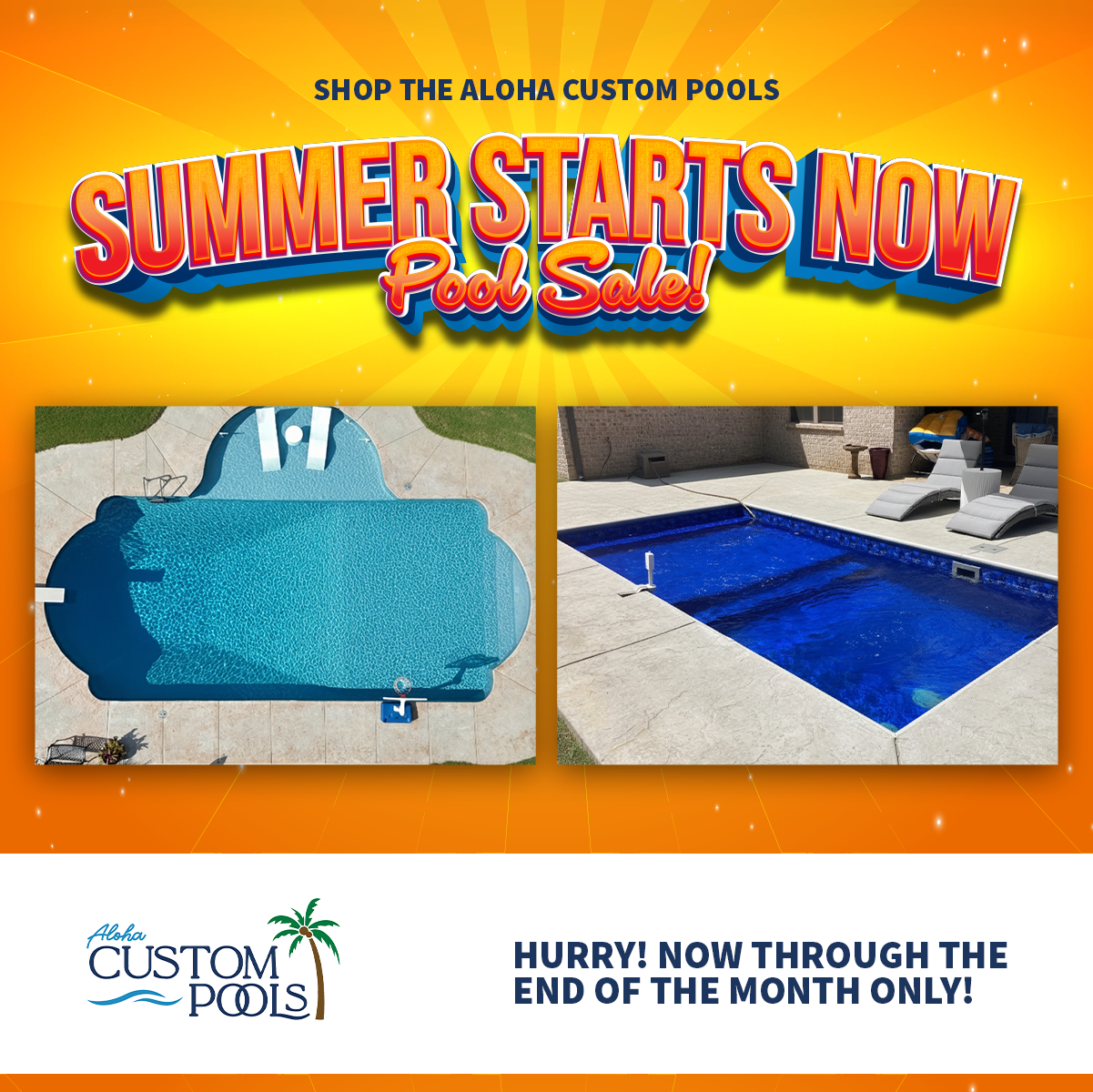 Summer Starts Now Inground Pool Sale! - Aloha Pools and Spas of Jackson LLC